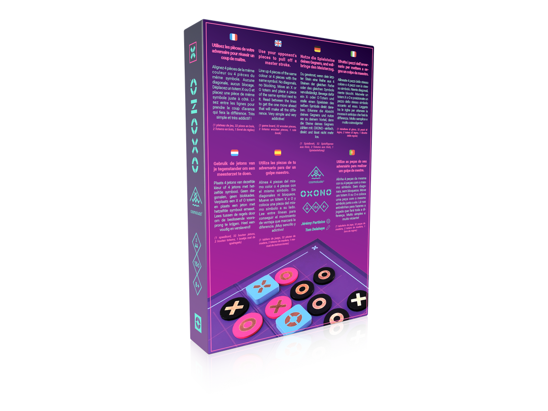 Oxono - Abstract Game for 2 players - Available on Cosmoludo